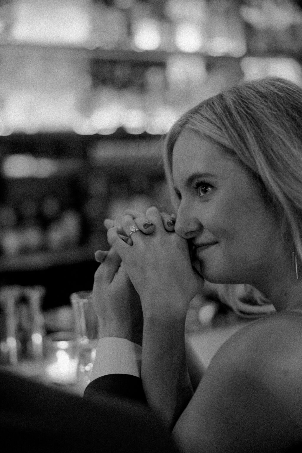 Emily & Brian | Downtown Portland Bar Engagement Session ...